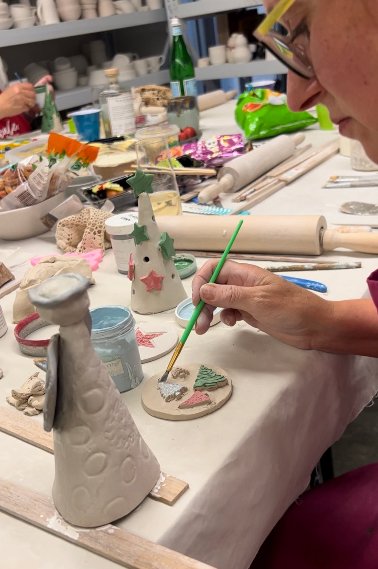 Group pottery making and decorating workshops in Sydney – Silky Shapes ...